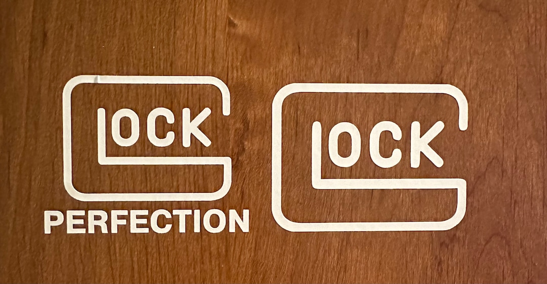 2 Glock Decals / Car and Truck Decals / Glock Perfection Gun Decal ...