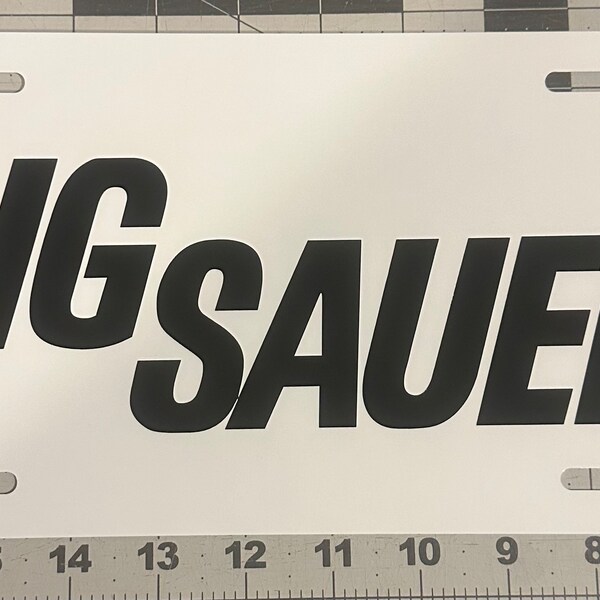 Sig Sauer License Plate - Etsy