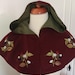 Fantasy Costume, Woolen Cape, Elf Costum, Cosplay, Embroidered Cape ...