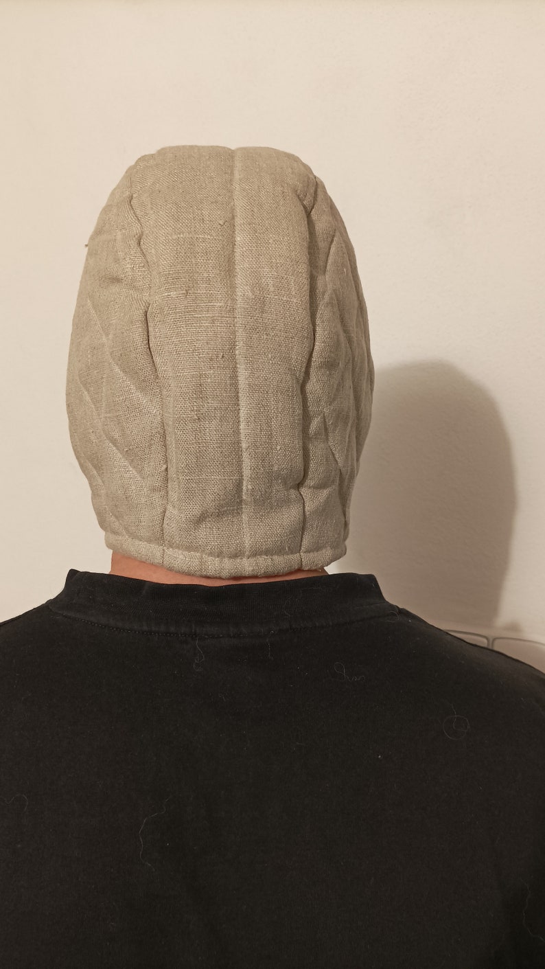 Medieval Linen Cap quilted Linen Hatlinen Cap13. 15. - Etsy
