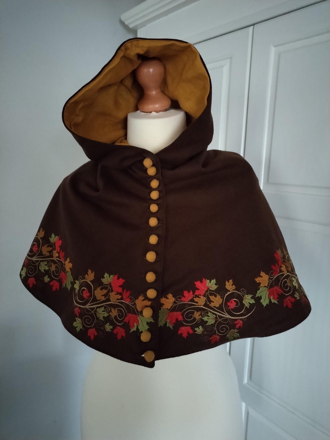 Medieval Costume, Woolen Cape, Elf Costum, Cosplay, Medieval Hood ...