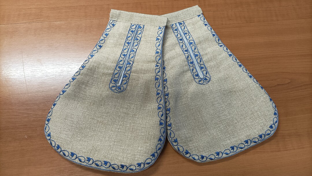 Rococo Pocket, Embroidered Pocket, Size 1929 Centimeters, Cotton Pocket ...