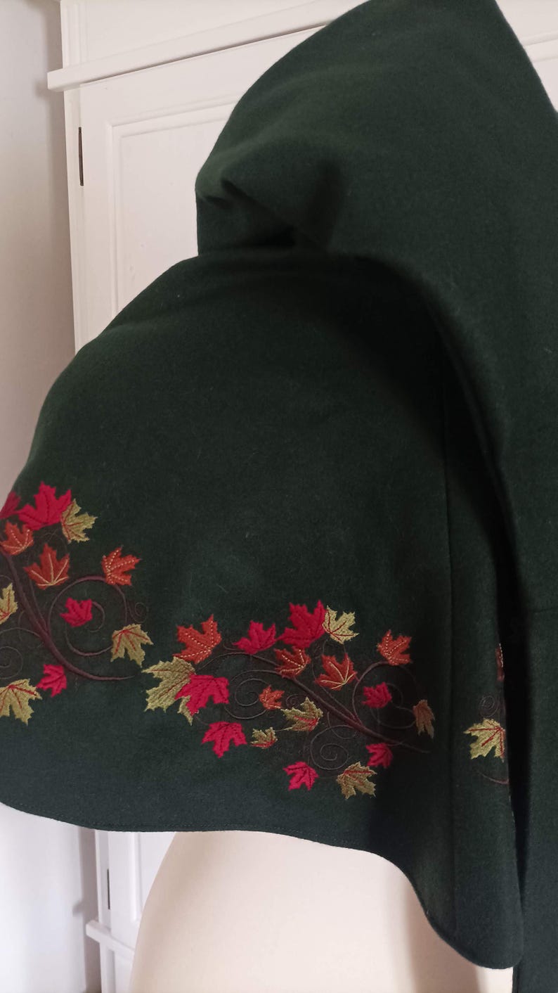Medieval Costume, Woolen Cape, Elf Costum, Cosplay, Medieval Hood ...
