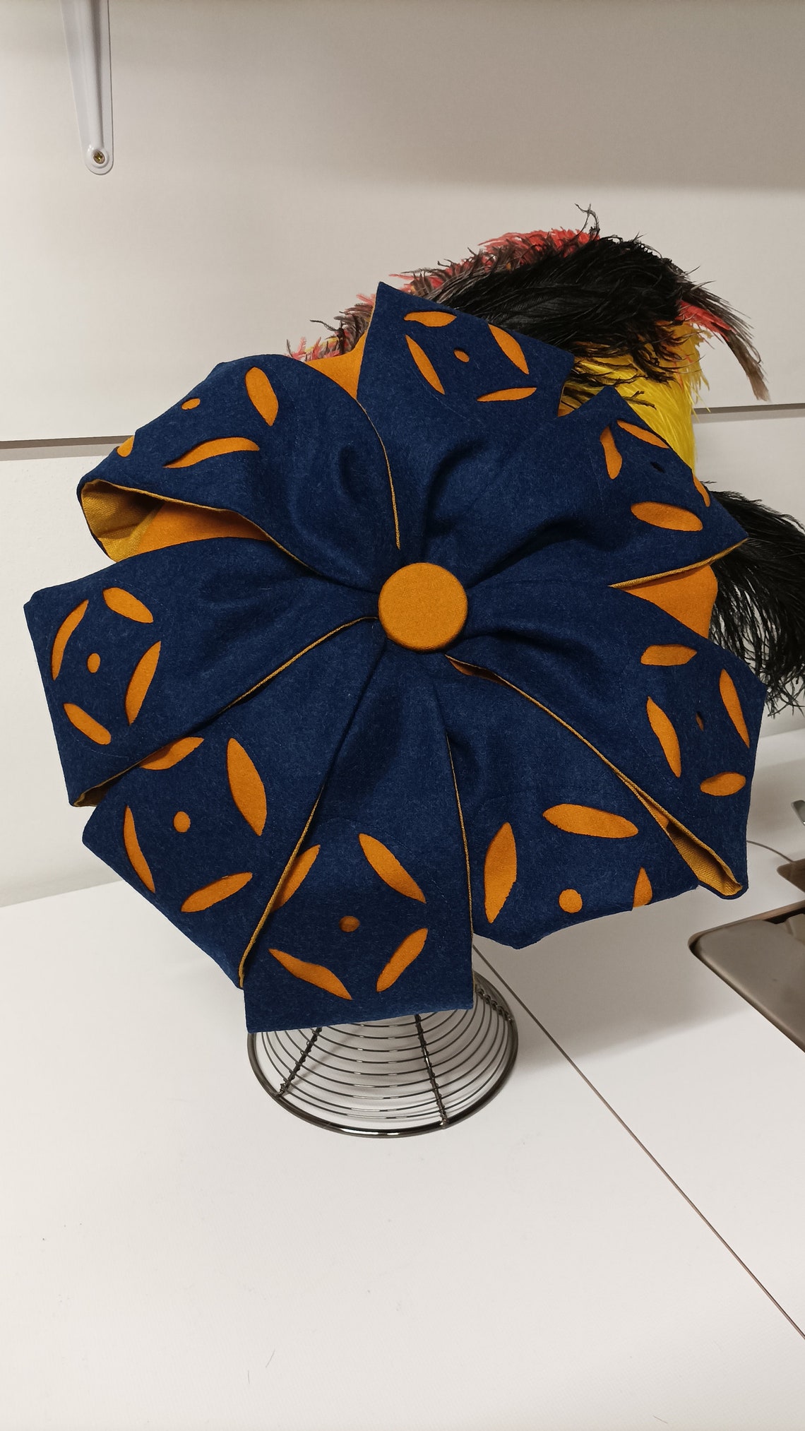 Renaissance Hat, Landsknecht Hat, Men Hat, Slashed Hat, Costume ...