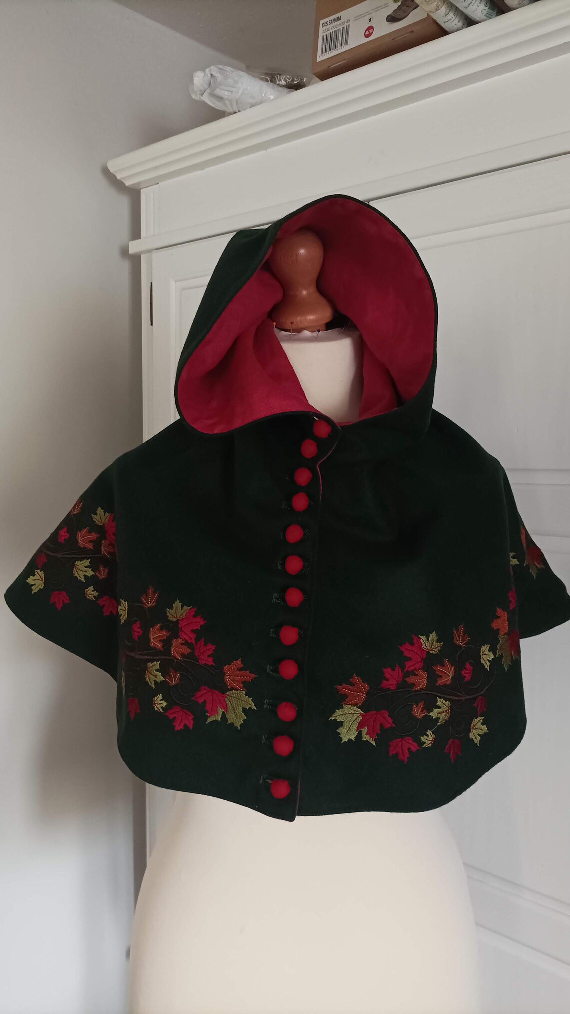Medieval Costume, Woolen Cape, Elf Costum, Cosplay, Medieval Hood ...