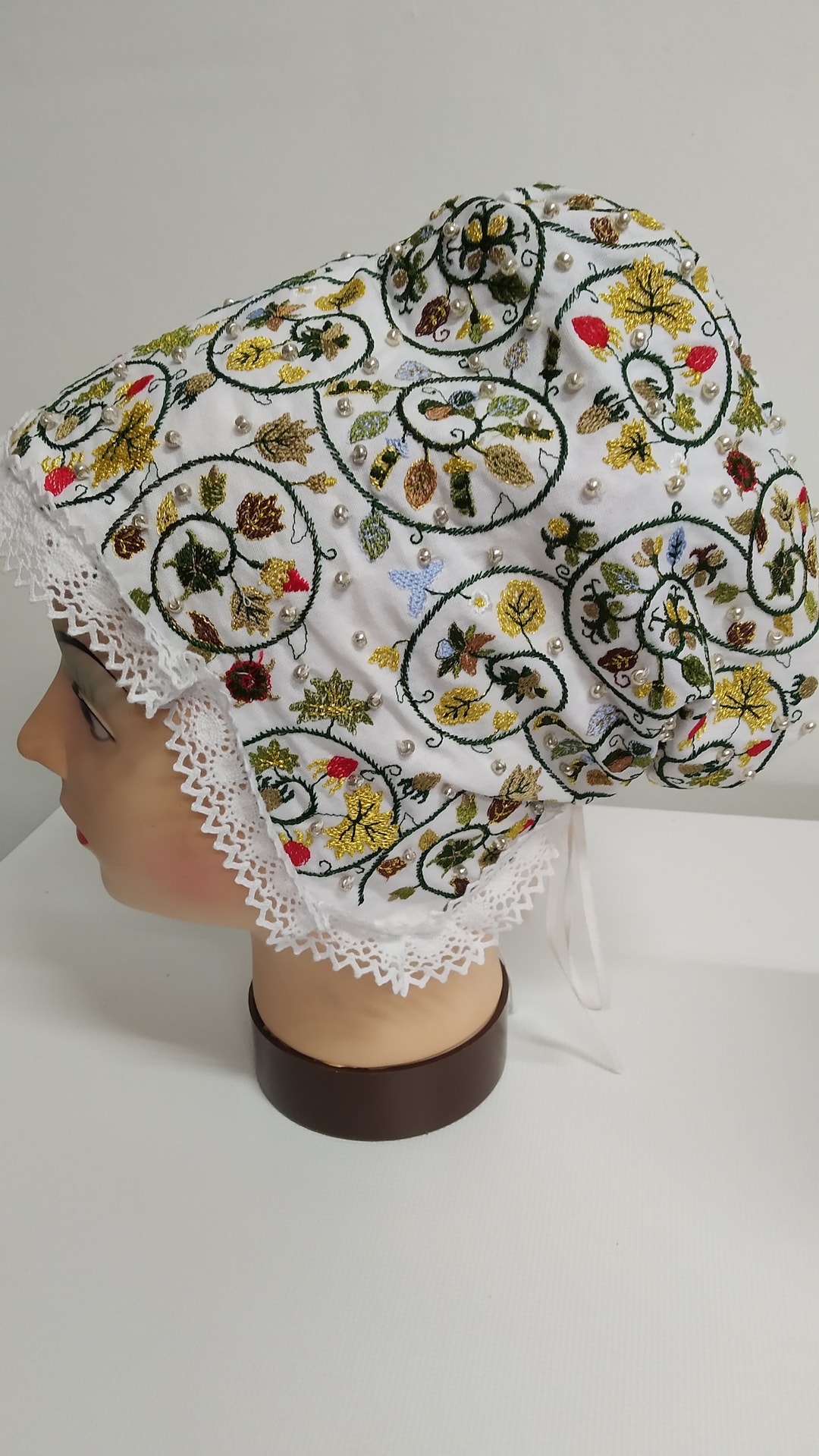 Renaissance Headdress, Renaissance Bonnet, Woman Hat, Renaissance Hat ...