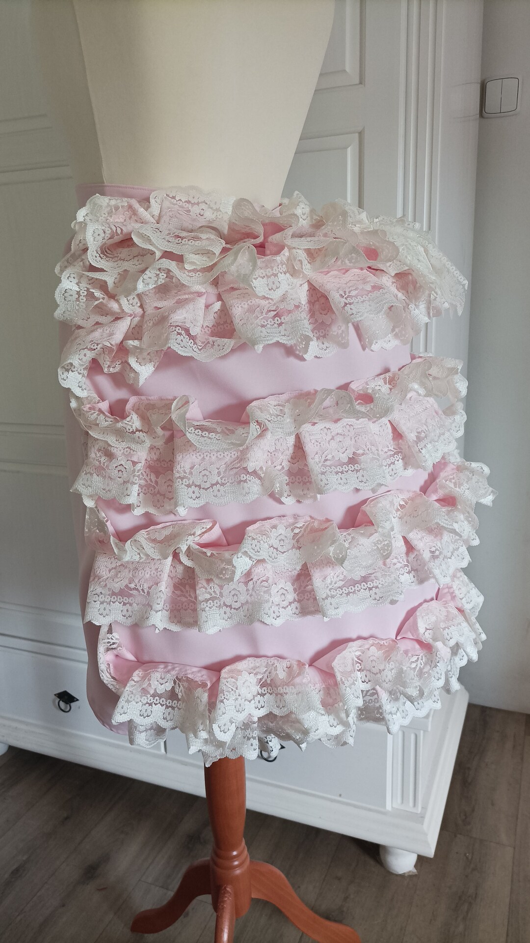 Tournure Bustle, Ruffle Skirt, Victorian Ruffle Underskirt, Victorian Bustle, Steampunk Ruffle ...