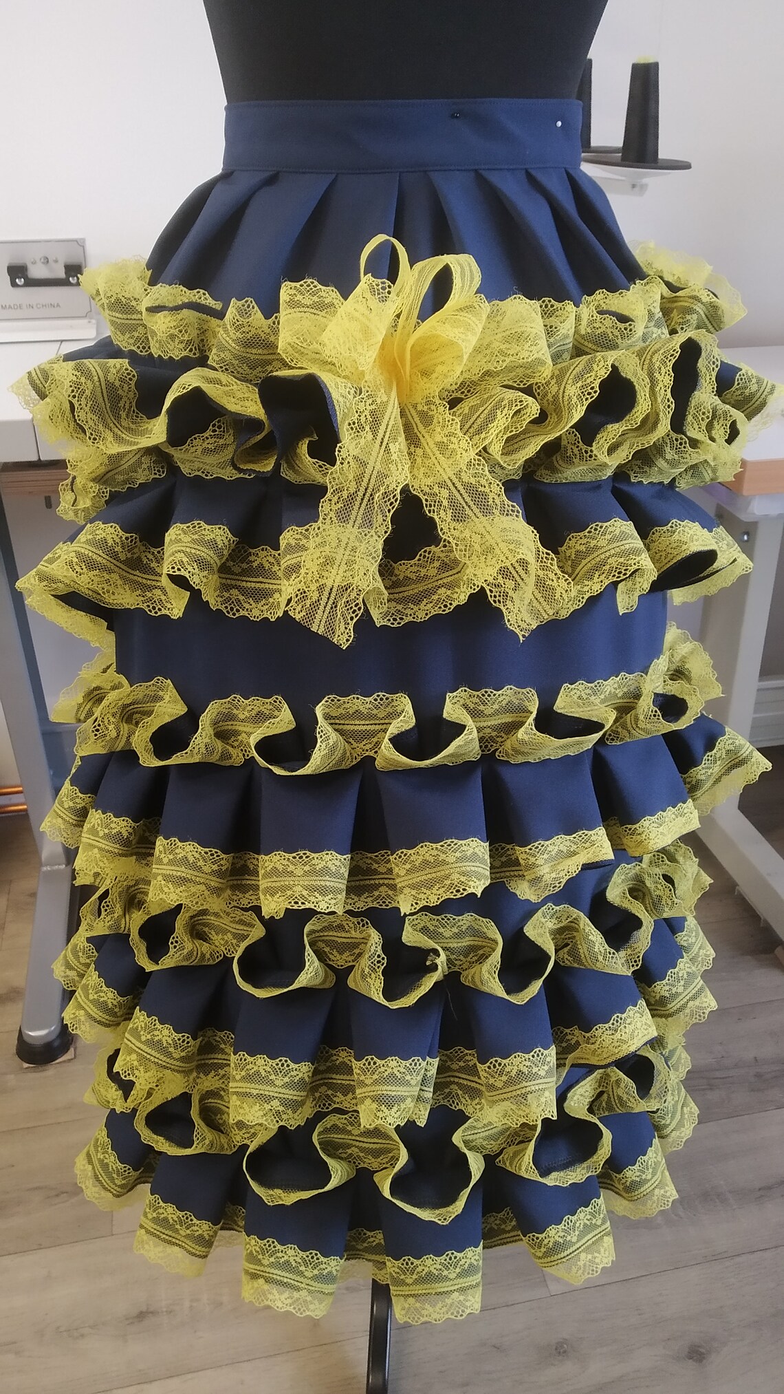Tournure Bustle, Ruffle Skirt, Victorian Ruffle Underskirt, Victorian ...
