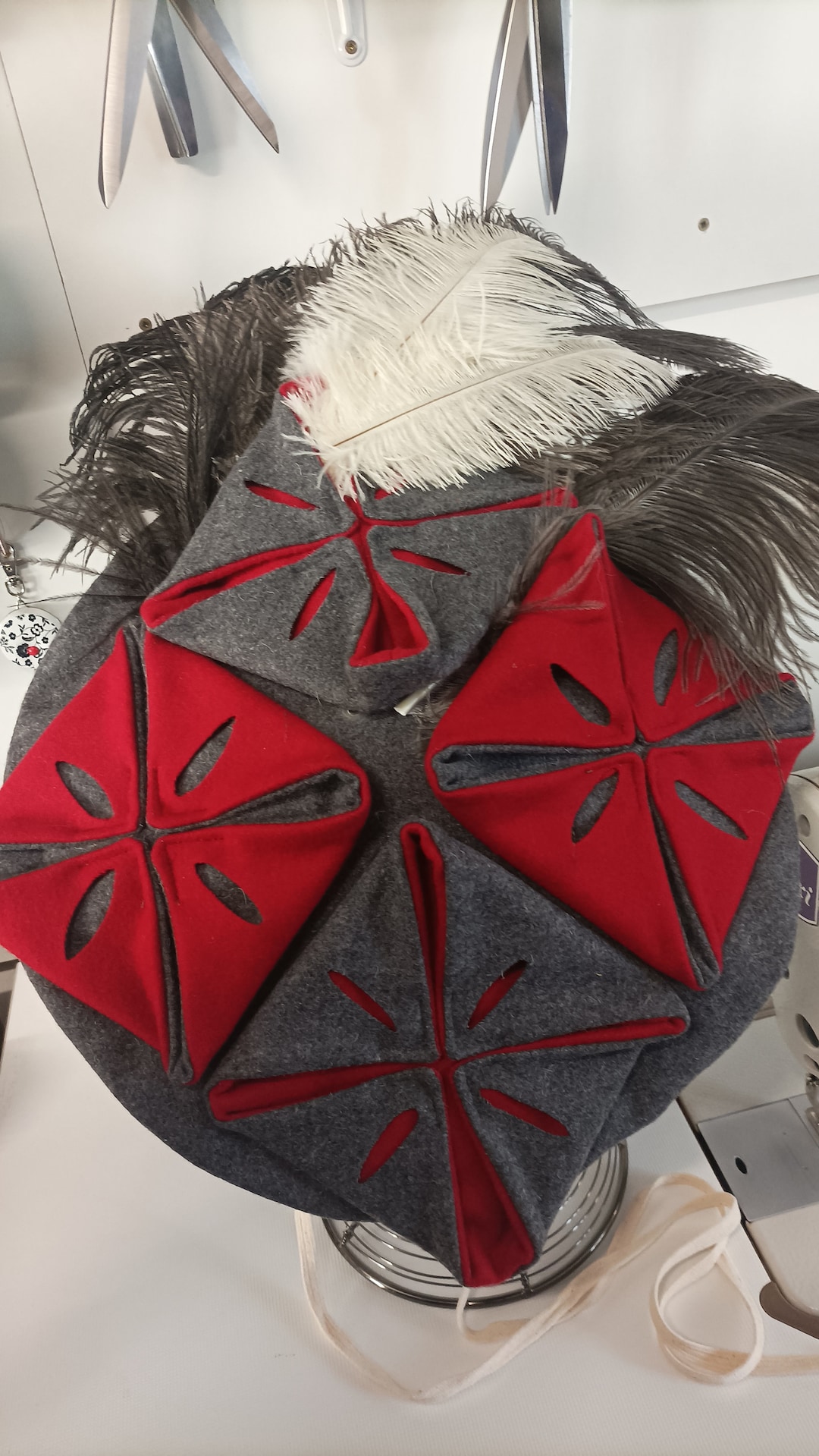 Renaissance Hat, Landsknecht Hat, Men Hat, Slashed Hat, Costume ...