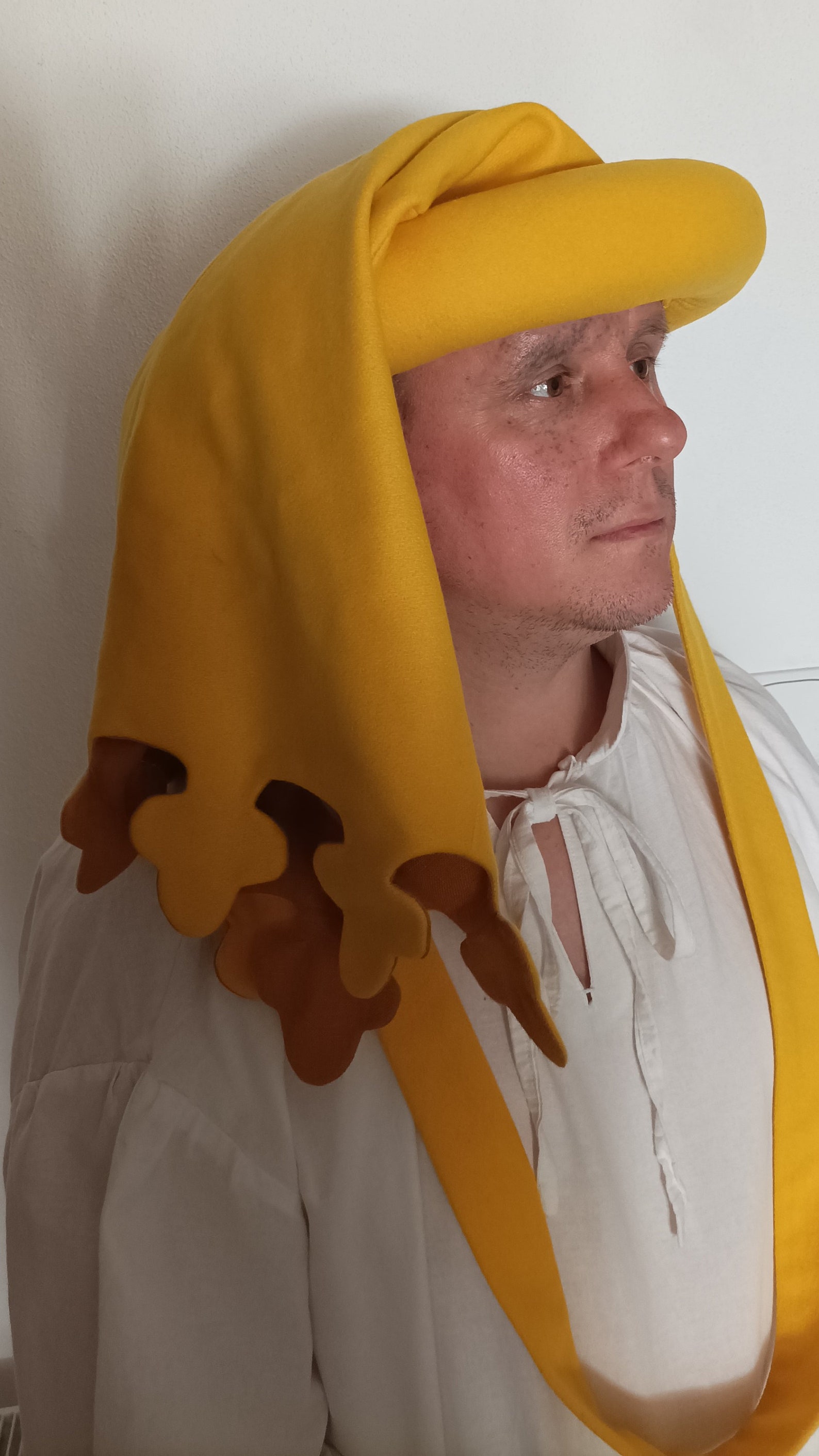 Medieval Headdress Chaperone Men Historical Costum | Etsy