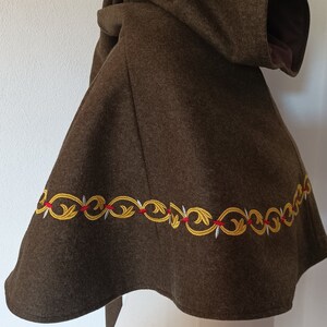 Medieval Costume, Woolen Cape, Elf Costum, Cosplay, Medieval Hood - Etsy