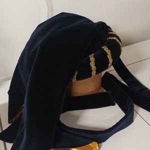 Medieval Headdress, Chaperone, Men Historical Costum, Historical Hat ...