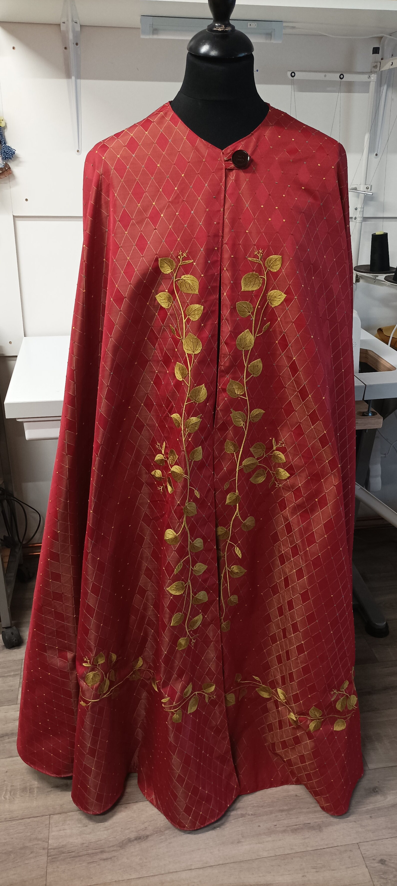 Medieval Cloak Fantasy Costume Fantasy Cloak Brocade Cloak - Etsy