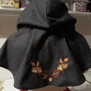 Fantasy Costume, Woolen Cape, Elf Costum, Cosplay, Embroidered Cape - Etsy