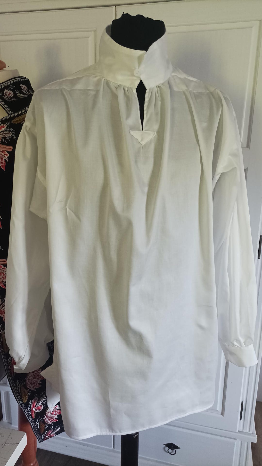 Shirt, Empire Shirt, 19th Century Shirt, Cotton Shirt, Linen Shirt ...