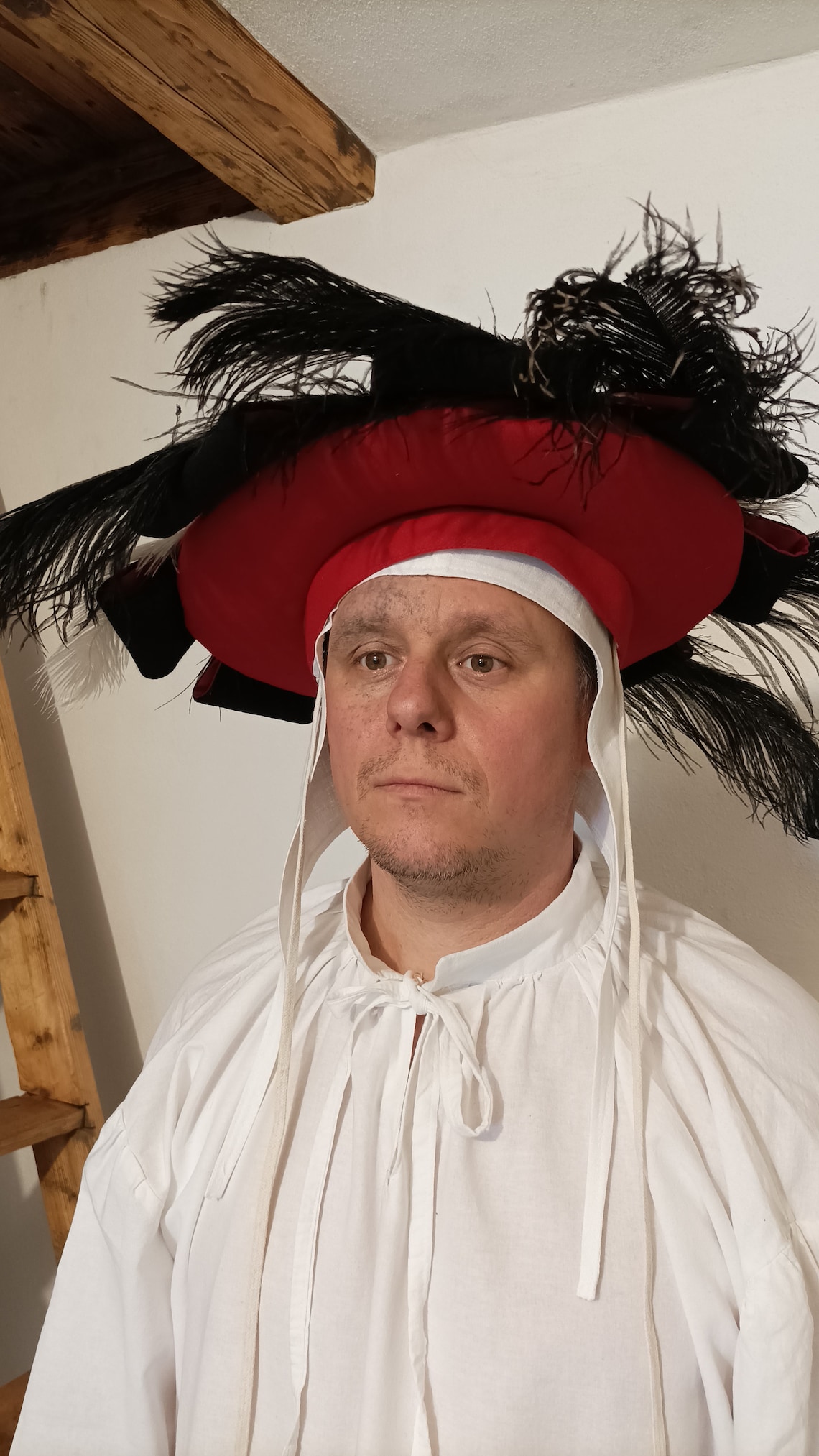 Renaissance Hat, Landsknecht Hat, Men Hat, Slashed Hat, Costume ...