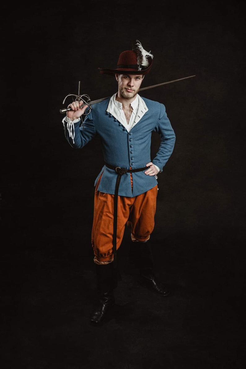 Men Historical Costume, Baroque Men Costum, 17th Century Costume ...
