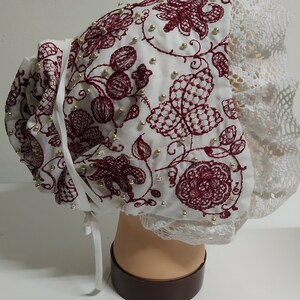 Renaissance Headdress, Renaissance Bonnet, Woman Hat, Renaissance Hat ...