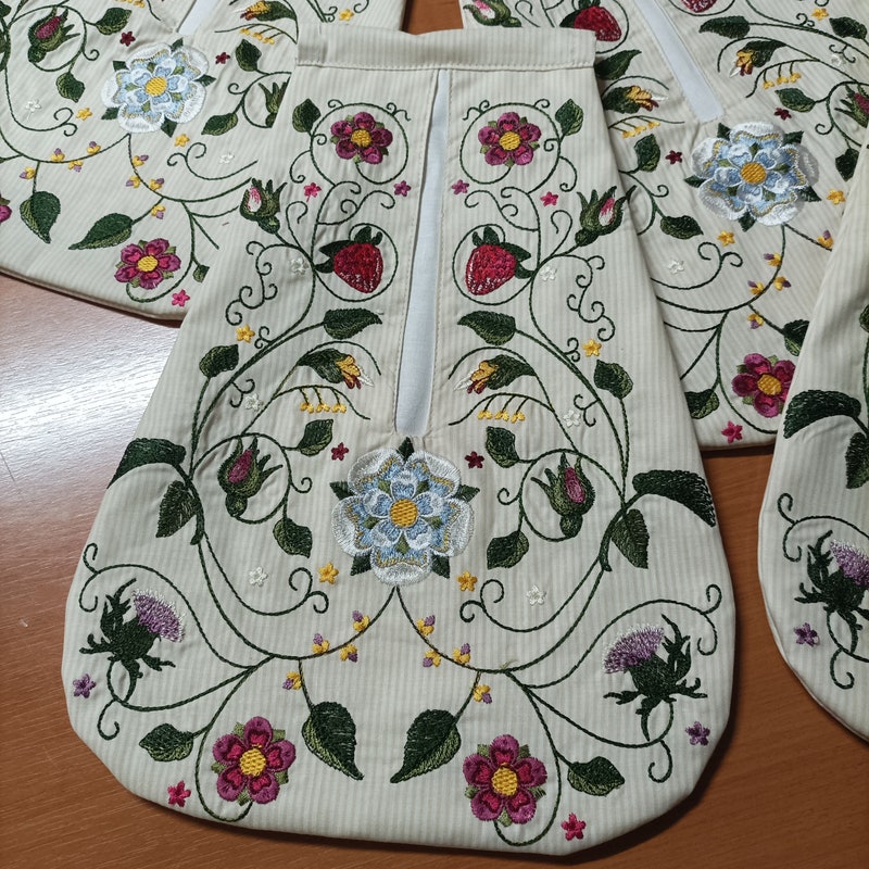 Embroidered Pockets - Etsy