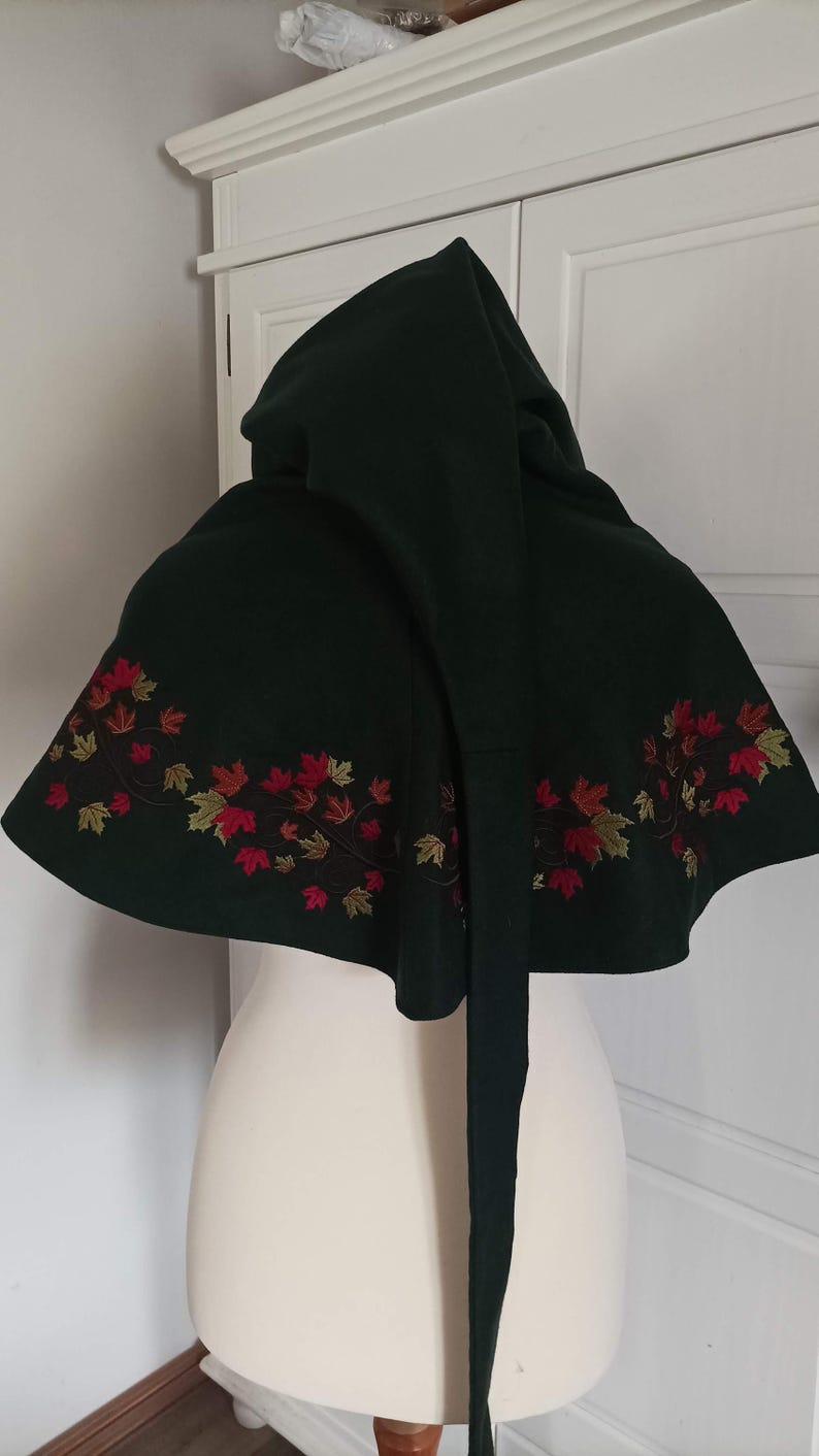 Medieval Costume, Woolen Cape, Elf Costum, Cosplay, Medieval Hood ...