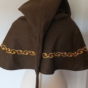 Medieval Costume, Woolen Cape, Elf Costum, Cosplay, Medieval Hood - Etsy
