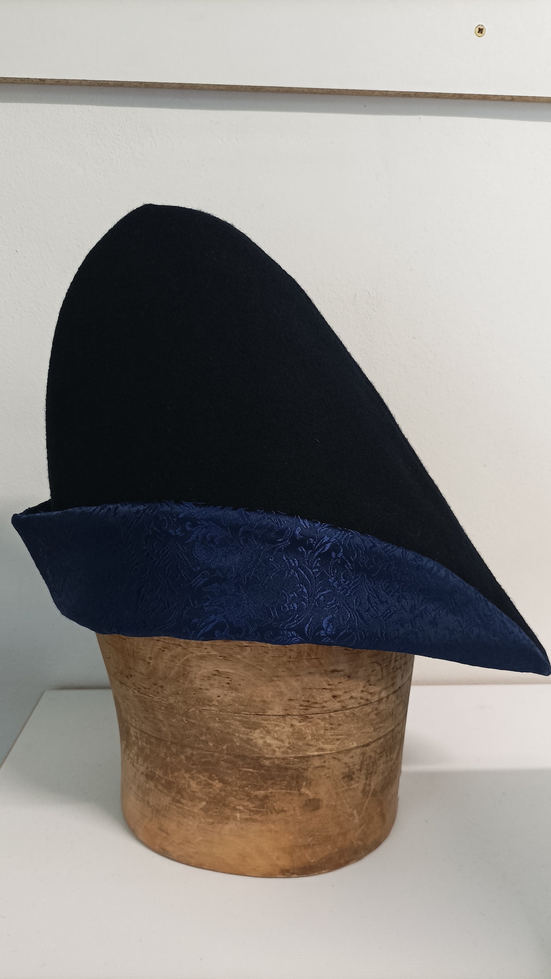 Medieval Hat, Historical Hat, Woolen Medieval Hat, Brocade Hat ...