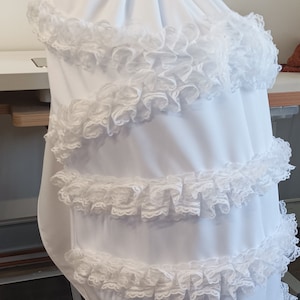 Tournure Bustle, Ruffle Skirt, Victorian Ruffle Underskirt, Victorian ...