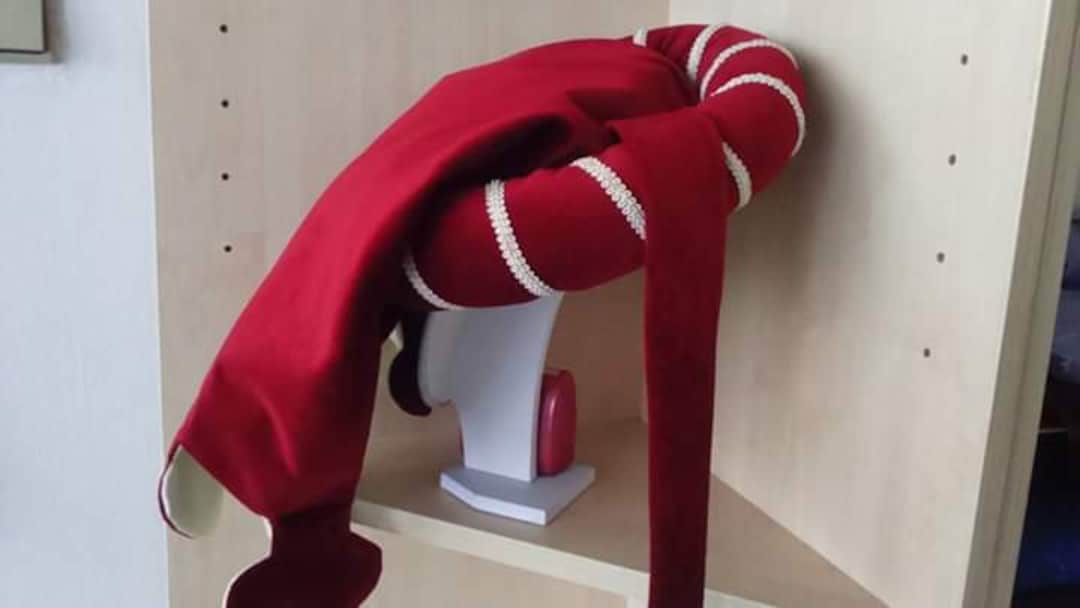 Red Velvet Medieval Hood for Men , Chaperone, Chaperon, Medieval ...