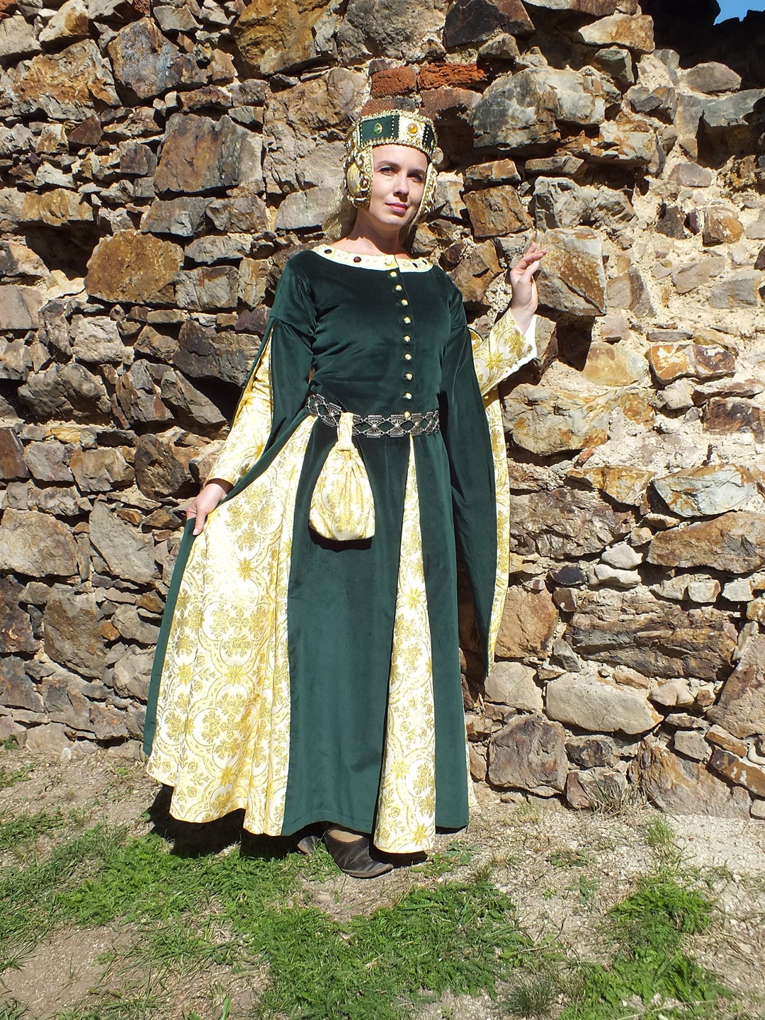 Medieval Woman Dress, Medieval Dress, Historical Costume, Historical ...