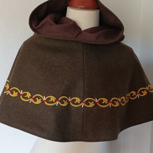 Medieval Costume, Woolen Cape, Elf Costum, Cosplay, Medieval Hood - Etsy