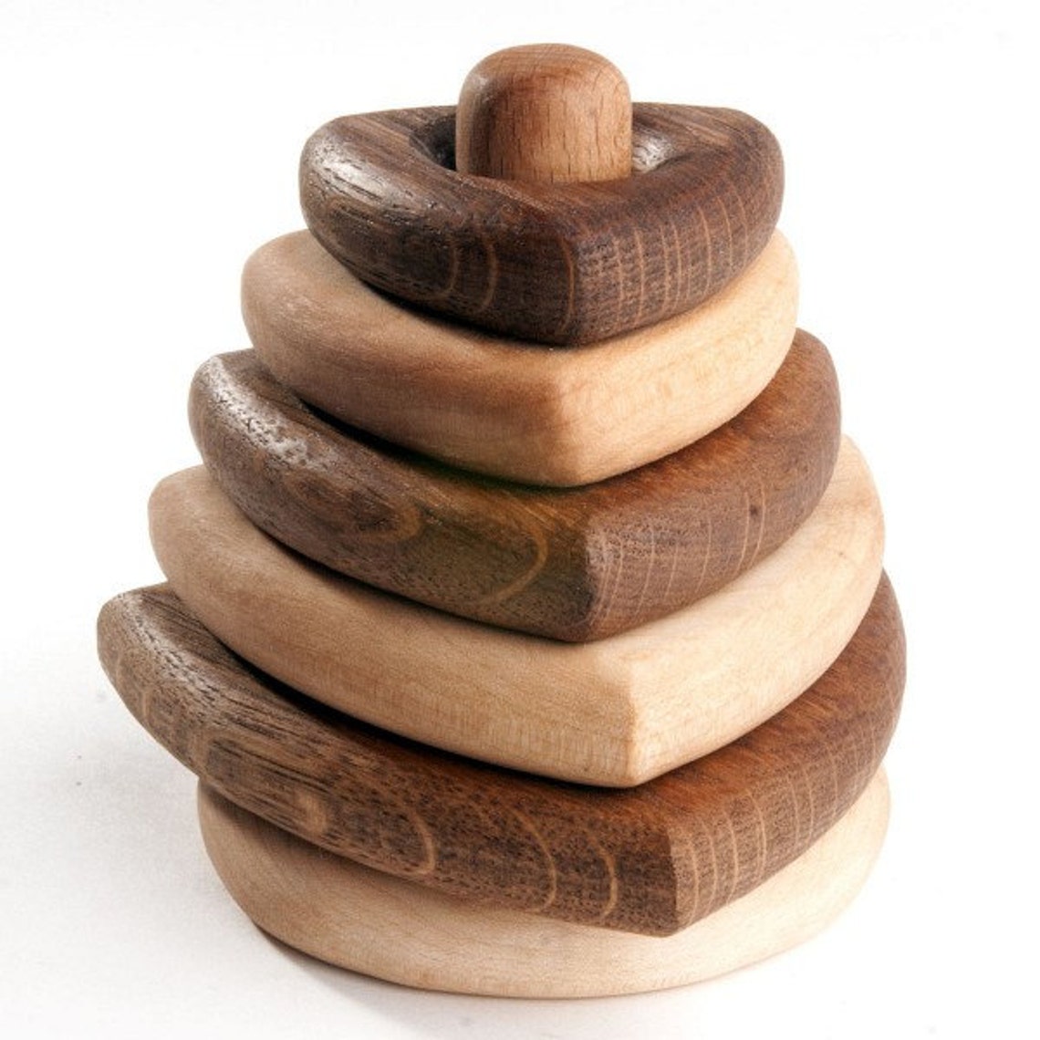 Educational Toy. Wooden Stacker. Stacking Toy for Kids. Wood | Etsy