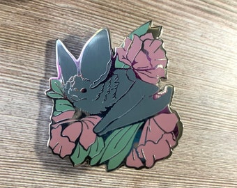 Bat Enamel Pin - Etsy