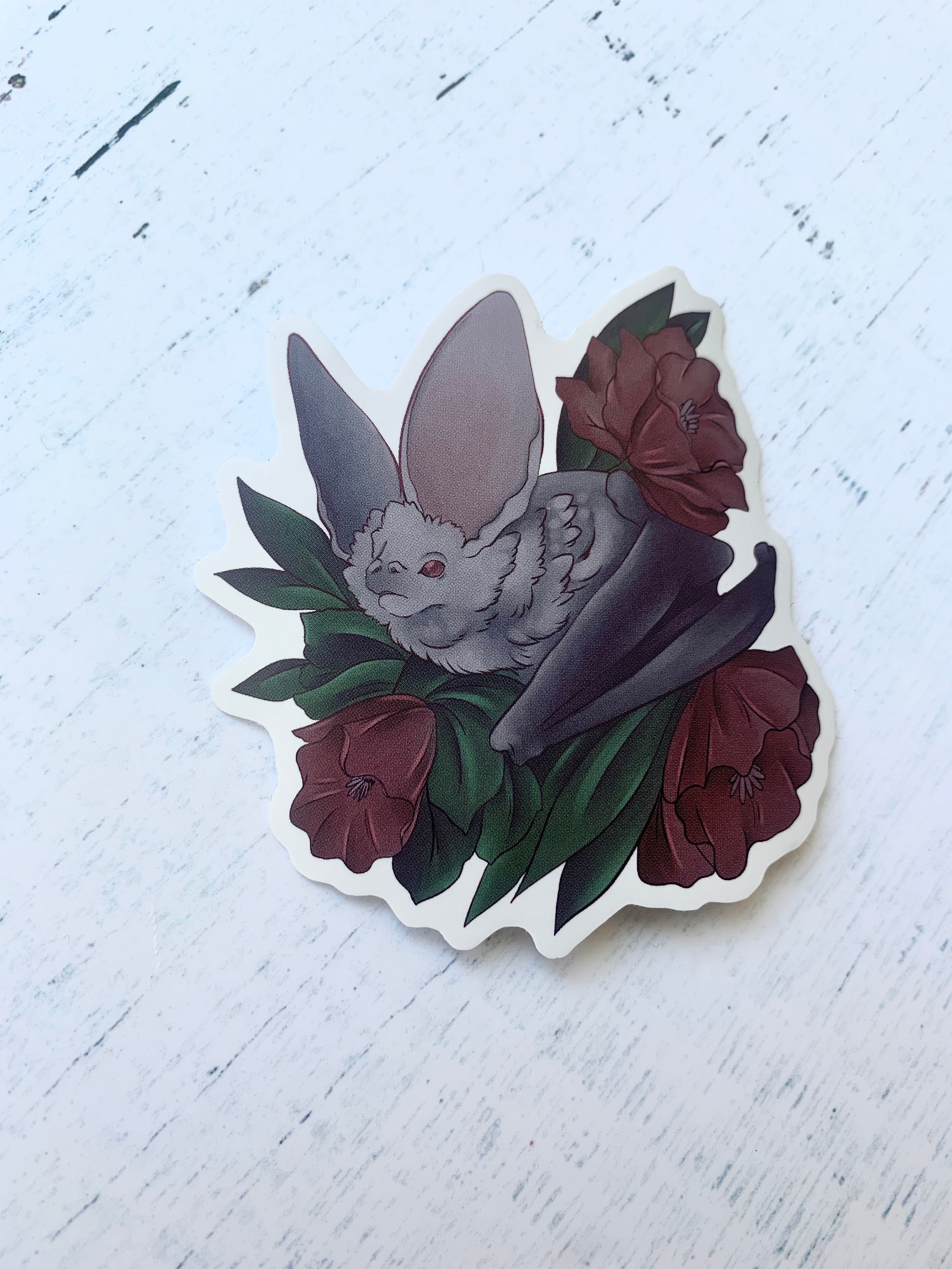 Cute Bat Sticker Waterproof Vinyl Sticker Die Cut Sticker | Etsy