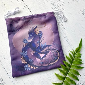 Dragon Tarot Bag Tarot Pouch Tarot Card Bag Drawstring - Etsy