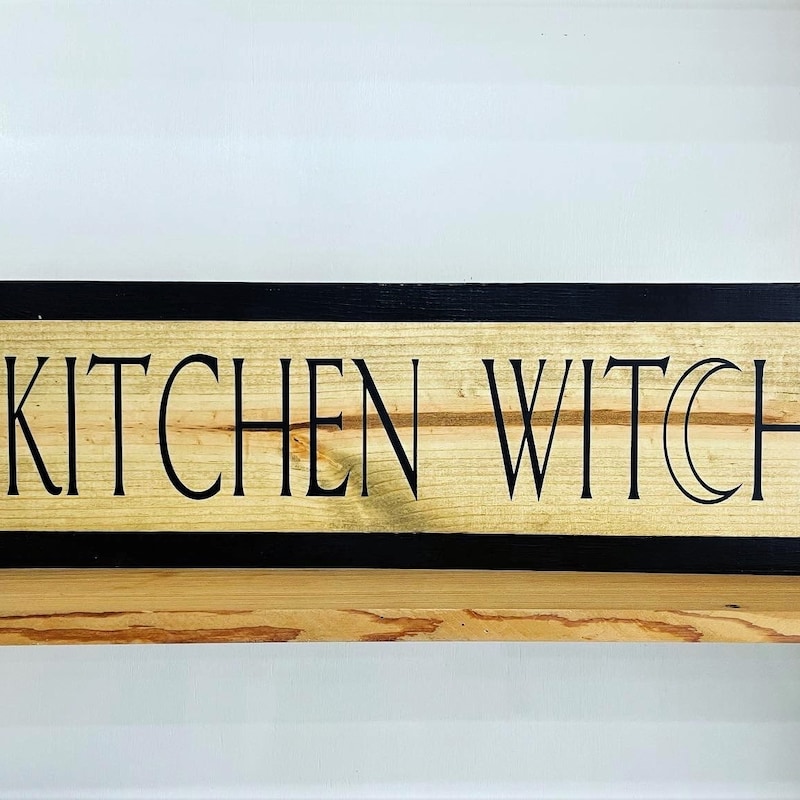 Kitchen Witch Sign - Etsy