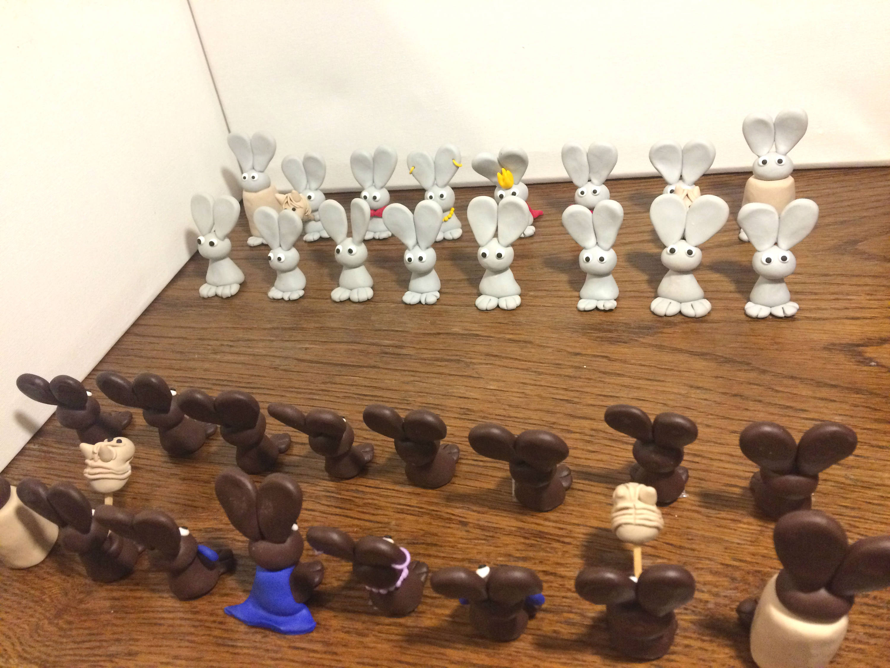 A Bunny Chess Set - Etsy
