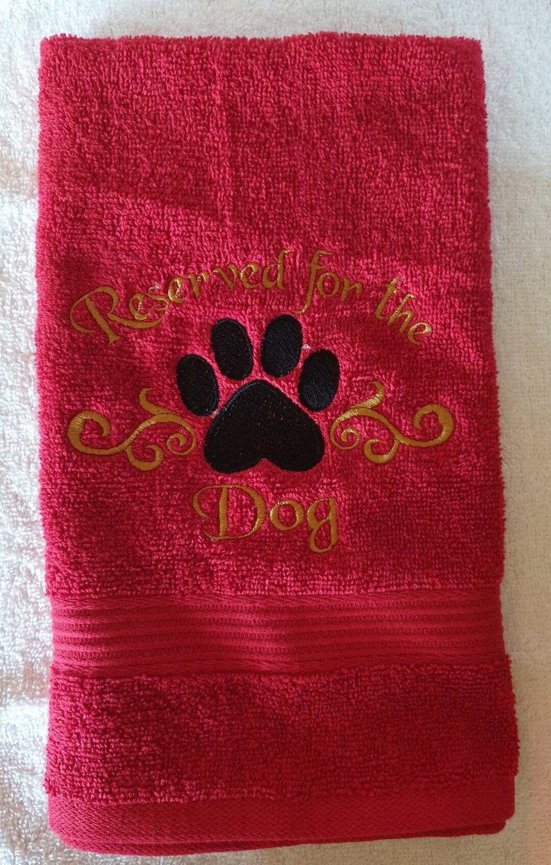 Large Breed Dog Towel Slobber / Drool Cloth Large Breed Newfoundland St ...