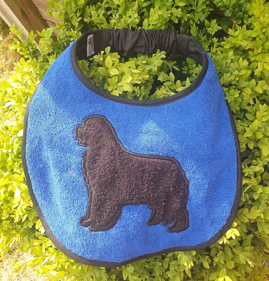 Personalized Large Breed Dog Bib: Terry Towel Drool Catcher - Etsy