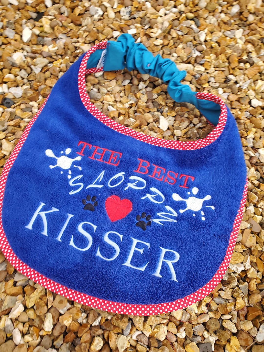 Personalized Large Breed Dog Bib: Terry Towel Slobber Catcher - Etsy