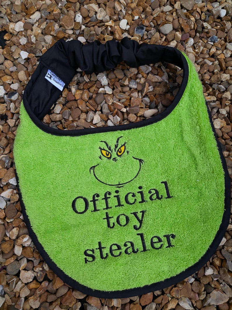 Large Breed Dog Bib, Terry Towel, Newfoundland, Slobber Drool Bib - Etsy UK