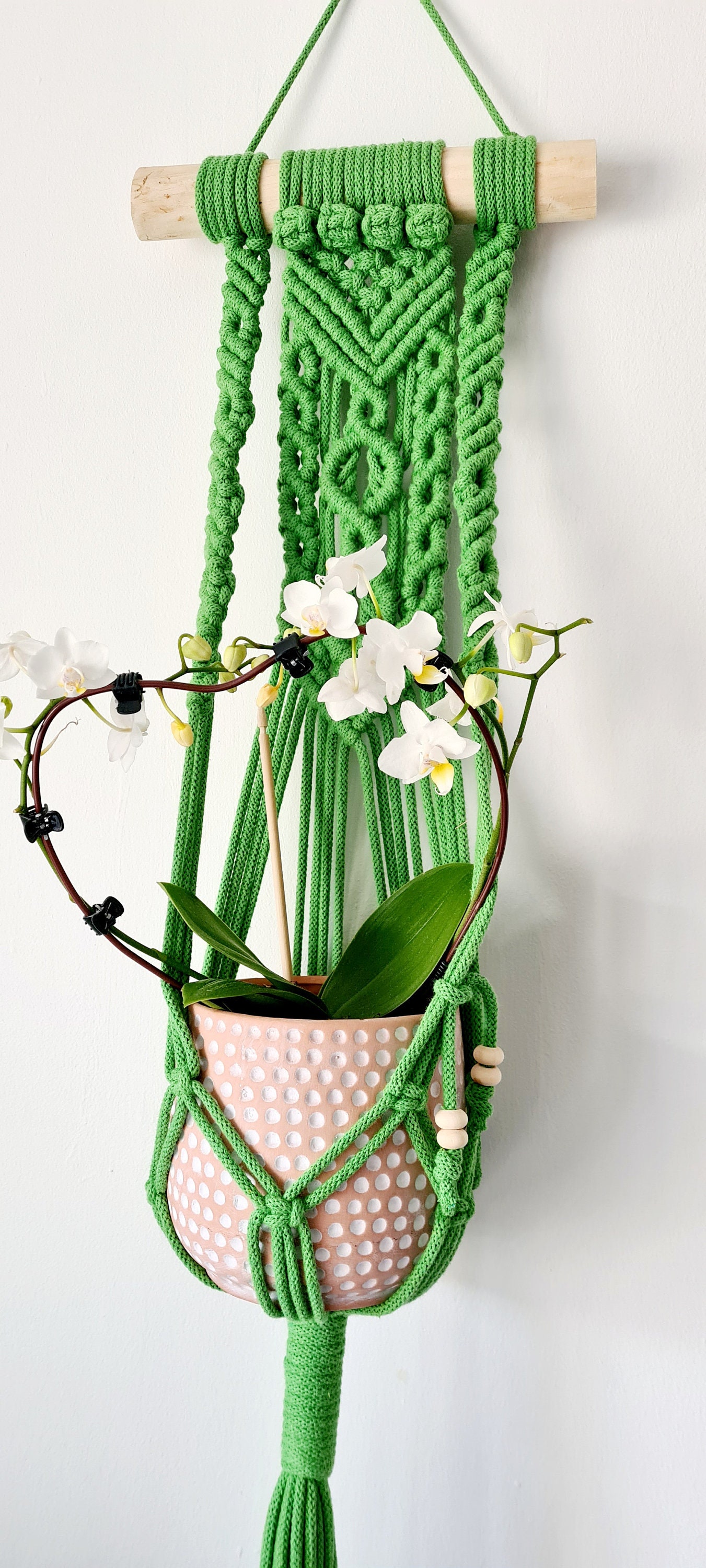 Macrame Wall Hanging Plant Holder - Etsy UK