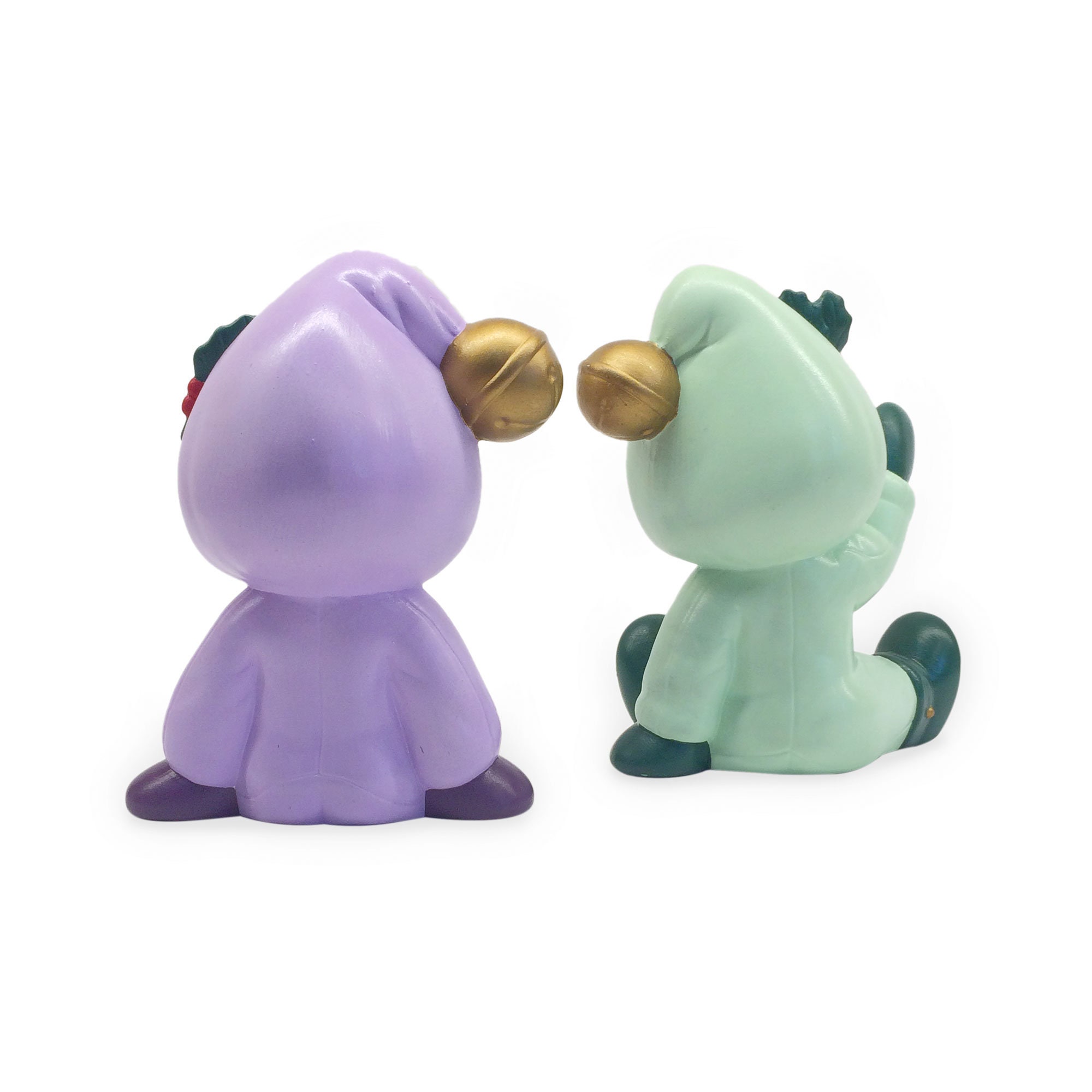 Vintage Ceramic Bisque Wintertime Sweet Tots donas Mold - Etsy