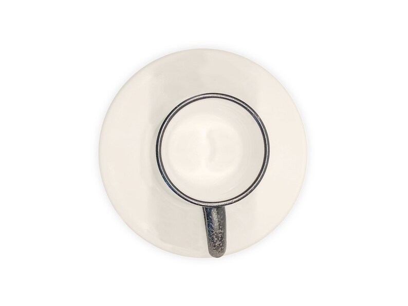 Romulus Craft Porcelain Wedge Demitasse Cups (set of 2 | Ikuzi Teraki ...