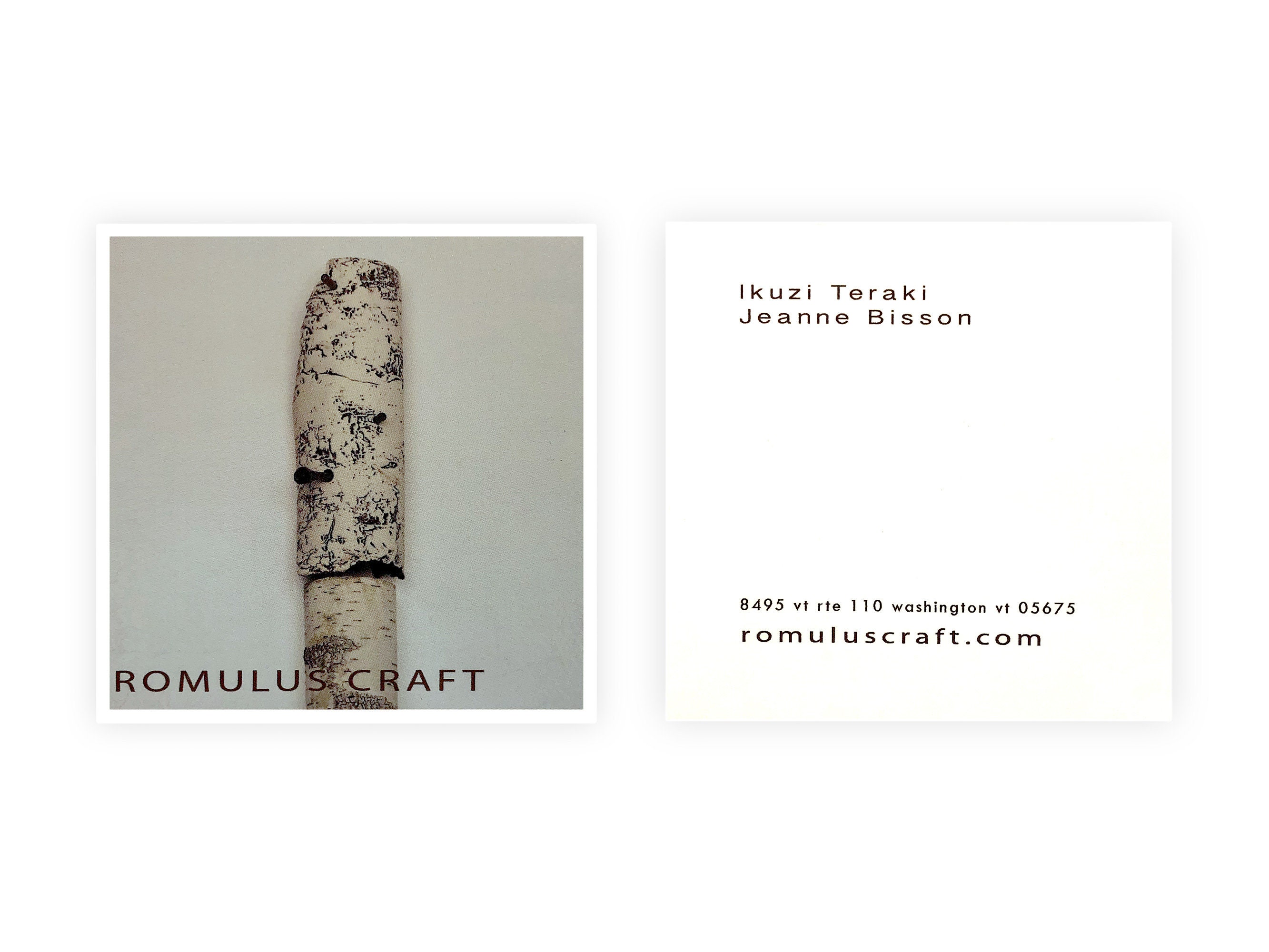 Romulus Craft Porcelain Wedge Demitasse Cups set of 2 Ikuzi Teraki ...