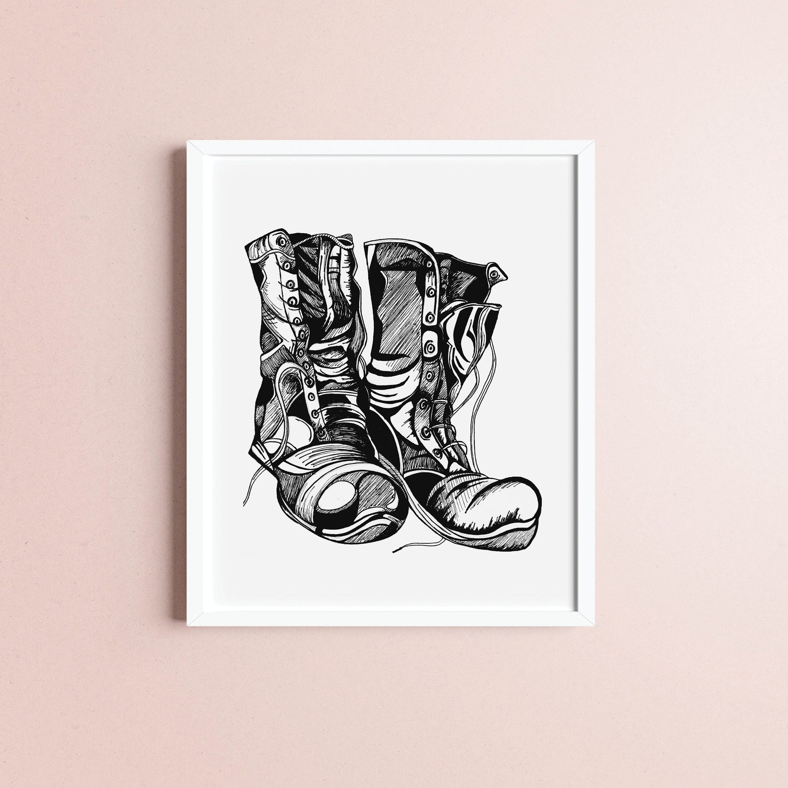 Printable Art Download Boots Art Print PDF Printable Art Instant ...
