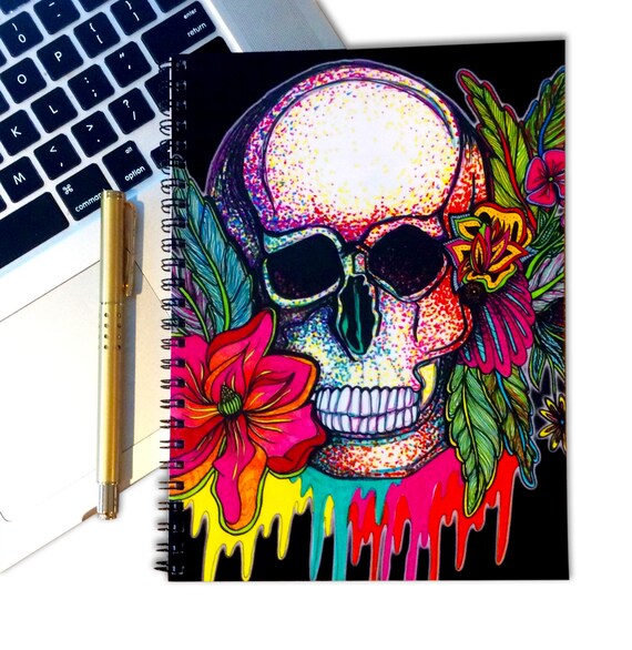 Decorative Notebook 80 Page Spiral Notebook Spiral Journal | Etsy