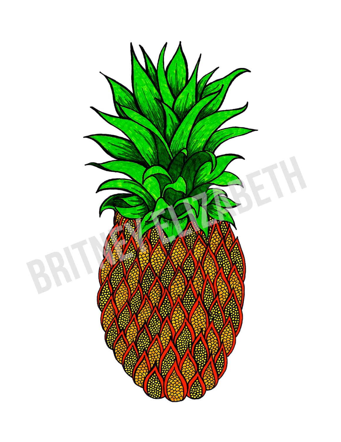 Printable Art Download Fruit Art Print PDF Printable Art | Etsy