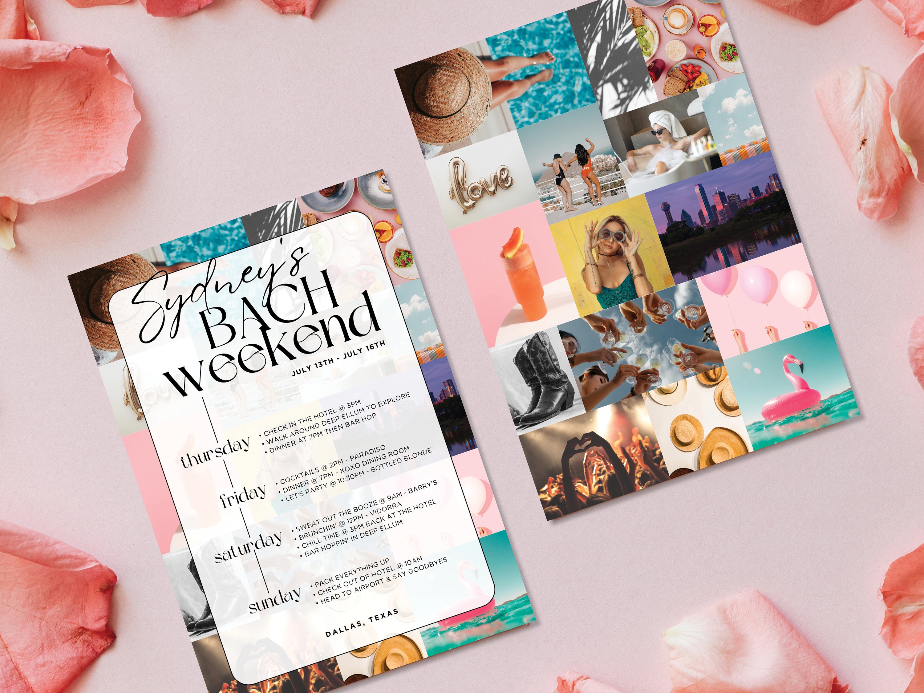 Dallas Bachelorette Party Itinerary - Texas Bachelorette Itinerary ...