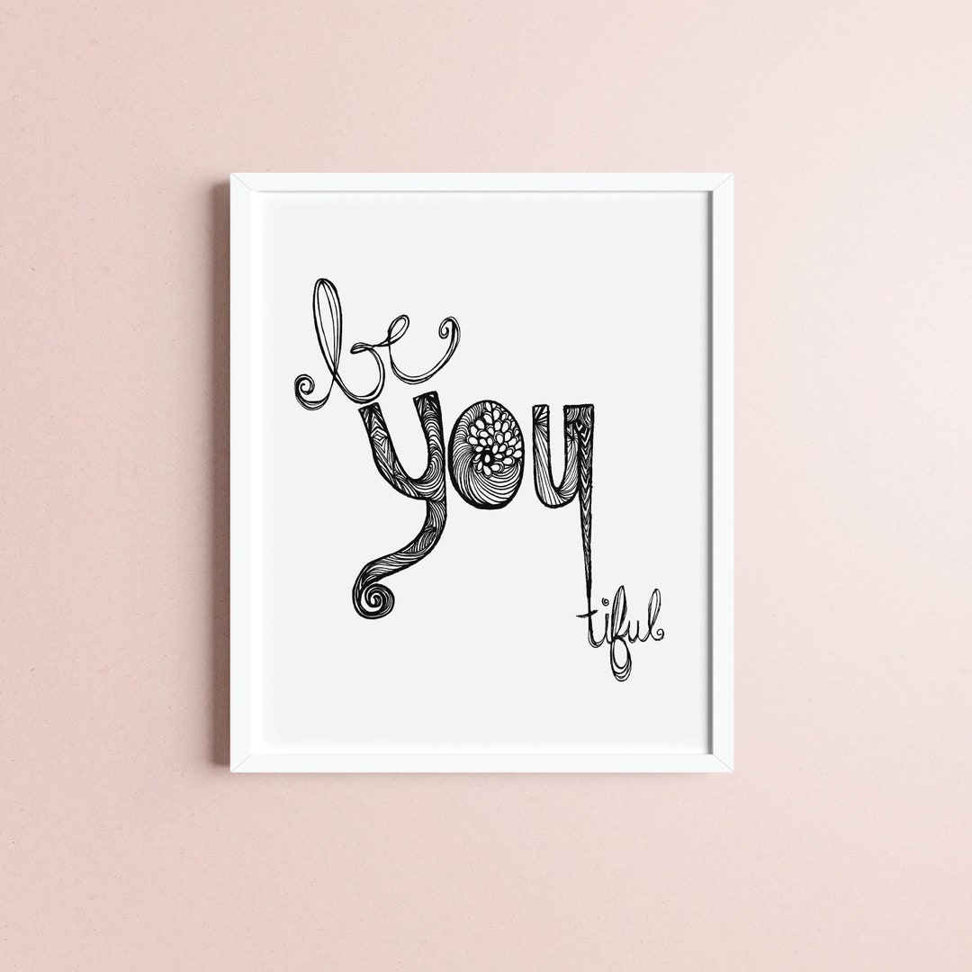 Printable Art Download - Quote Art Print - PDF Printable Art - Instant ...