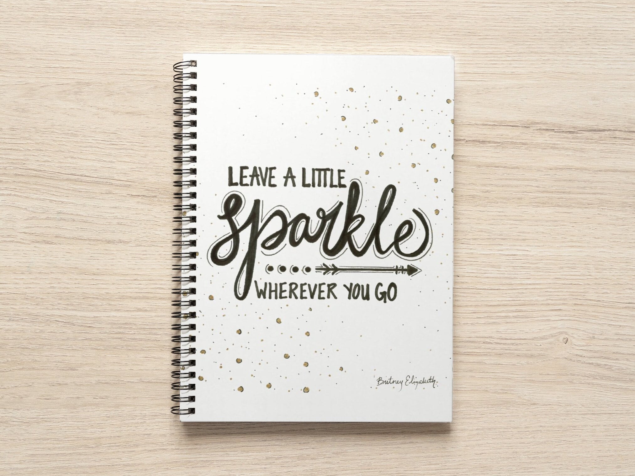 Quote Notebook Calligraphy Notebook 80 Page Spiral - Etsy